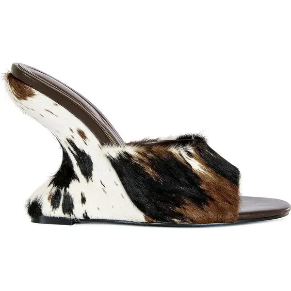 AZALEA WANG Vasa Wedge Sandal - Cow