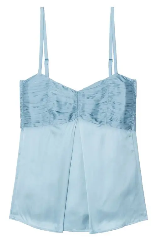 Zadig&Voltaire Cippie Pleated Satin Camisole - Sky