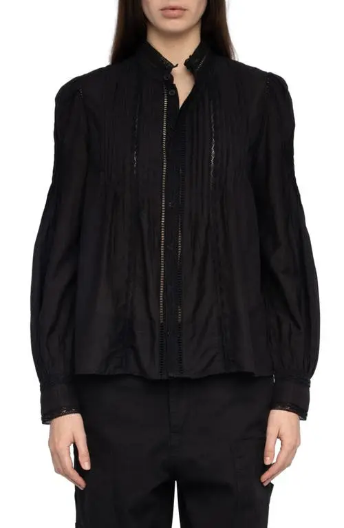 Zadig&Voltaire Timz Tomboy Button-up Shirt - Black