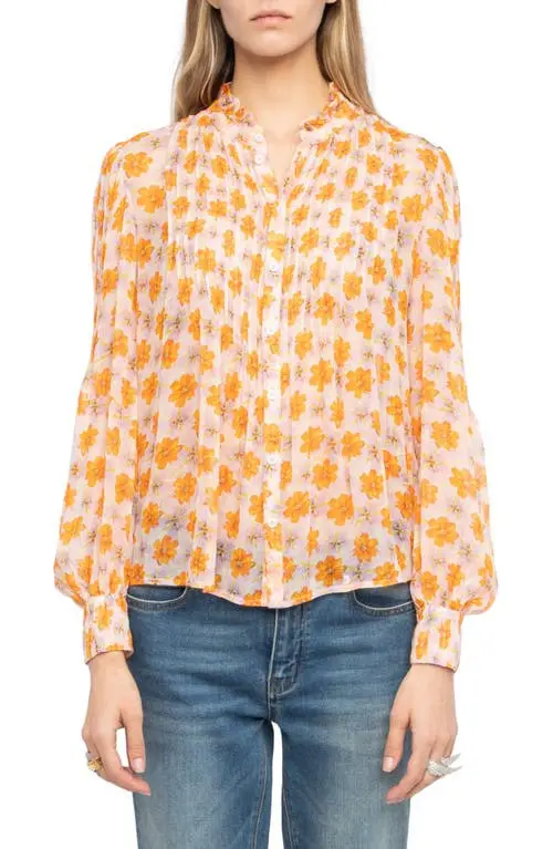 Zadig&Voltaire Timz Mousseline Floral Top