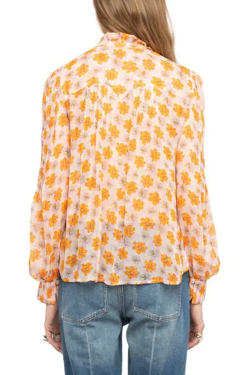 Zadig&Voltaire Timz Mousseline Floral Top