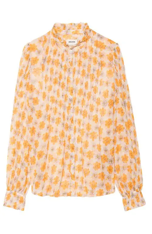 Zadig&Voltaire Timz Mousseline Floral Top