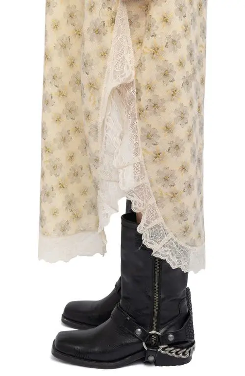 Zadig&Voltaire Ristyl Mirror Flowers Sequin Slipdress - Vanille