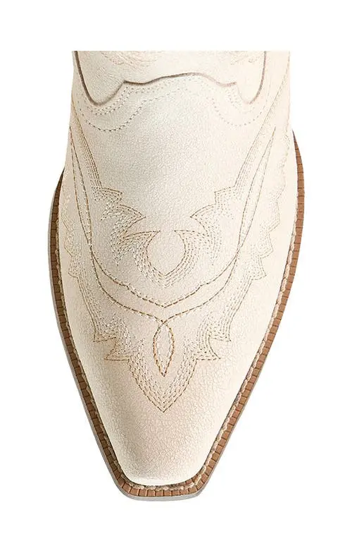Ariat Casanova Western Boot - Distressed Ivory
