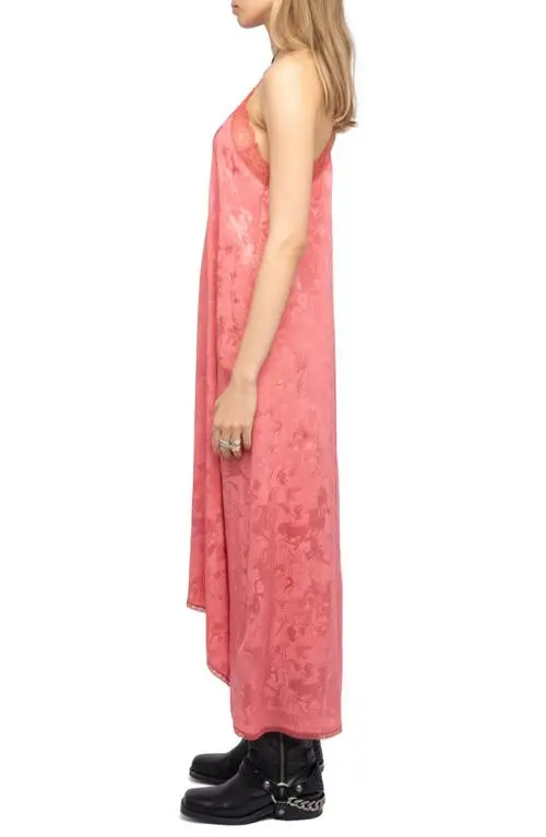 Zadig&Voltaire Risty Jacquard Silk Slipdress - Tea Rose