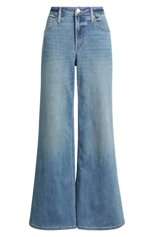 CITY BLUES Bond Wide Leg Jeans - Antique Indigo Whisker Wash