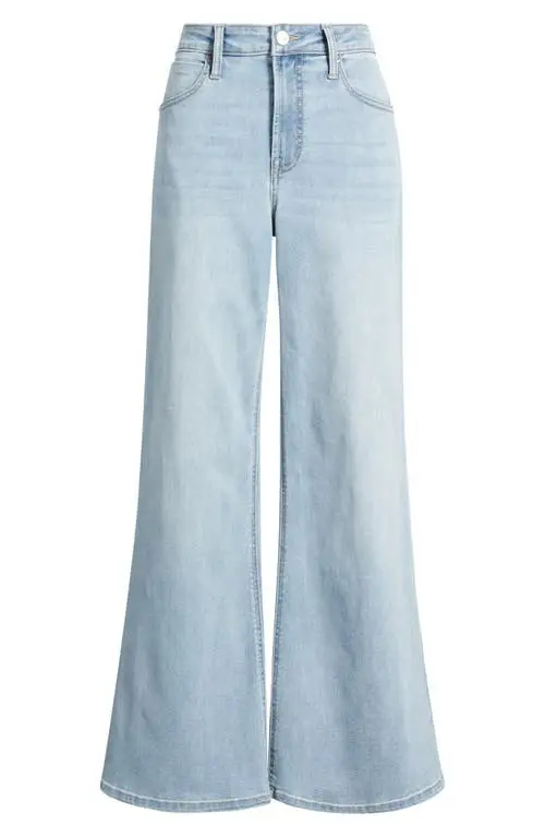 CITY BLUES Bond Wide Leg Jeans - Light Aged Wash