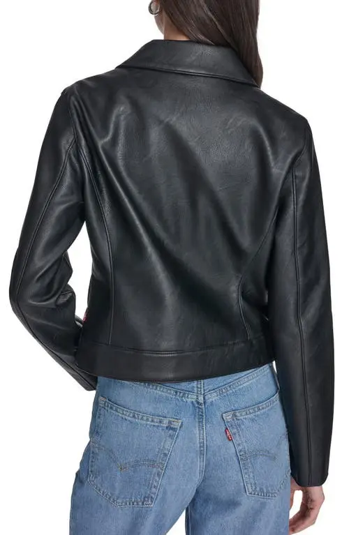 LEVI'S Faux Leather Jacket - Black