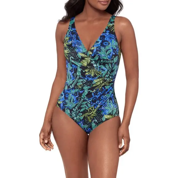 Miraclesuit Gasparilla Oceanus One-piece Swimsuit - Black/multi