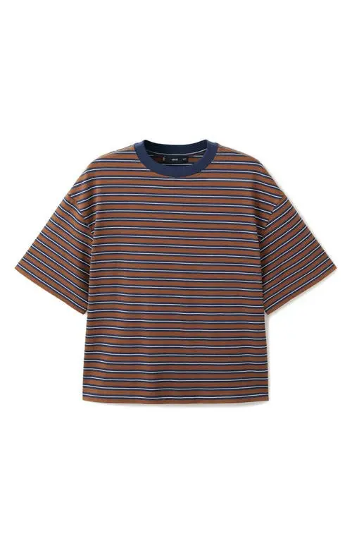 Mango Striped Relaxed-fit T-shirt