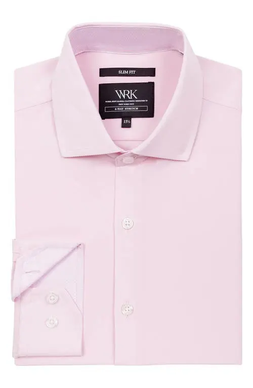 W.R.K Slim Fit Solid Performance Dress Shirt