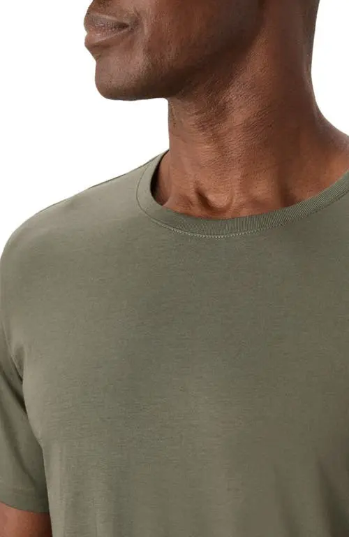 PACT Organic Cotton Softspun Essential Crewneck Tee - Dusted Green