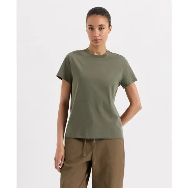 PACT Essential Crewneck T-shirt - Dusted Green