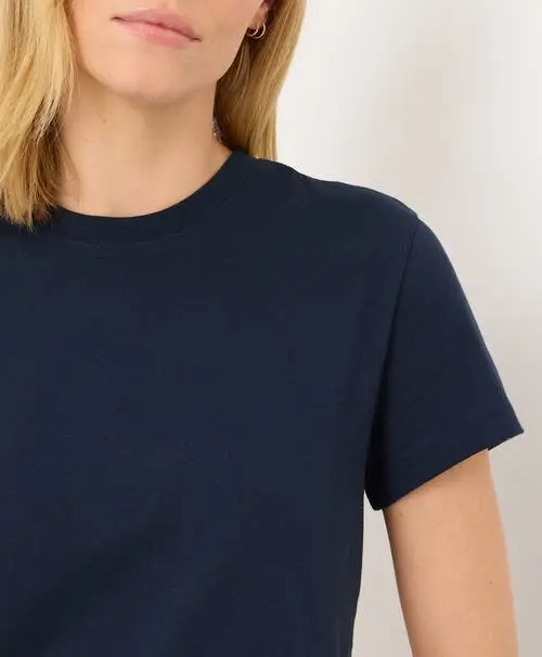 PACT Essential Crewneck T-shirt - Navy