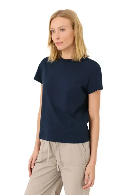 PACT Organic Cotton Softspun Essential Crewneck Tee - Navy