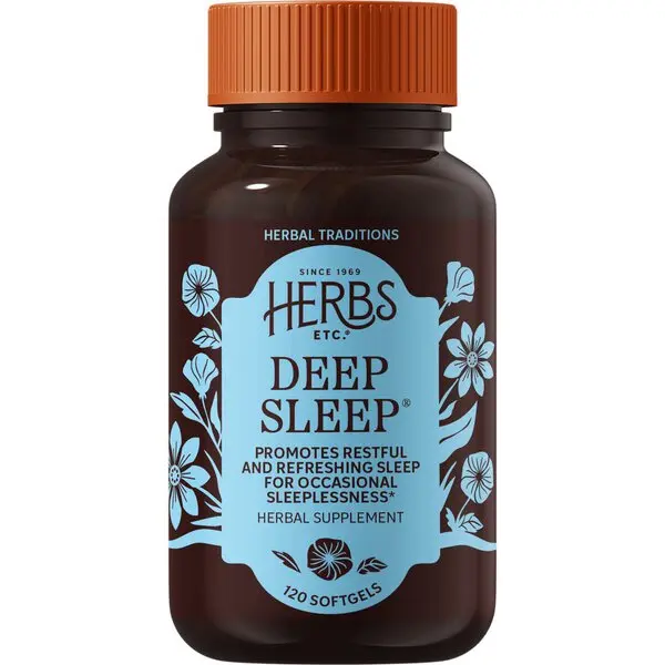 HERBS ETC. Deep Sleep Herbal Sleep Support Softgels - No Color