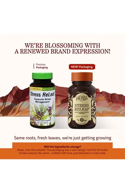 HERBS ETC. Stress Releaf Herbal Relaxation Supplement