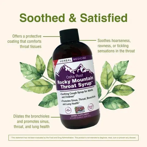 HERBS ETC. Rocky Mountain Throat Syrup, Throat & Lung Support