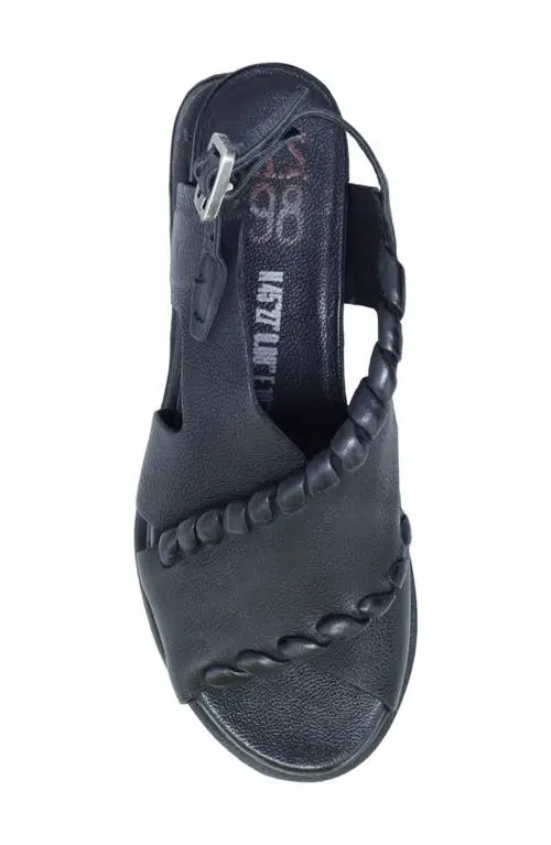 A.S.98 Lumi Platform Sandal - Black