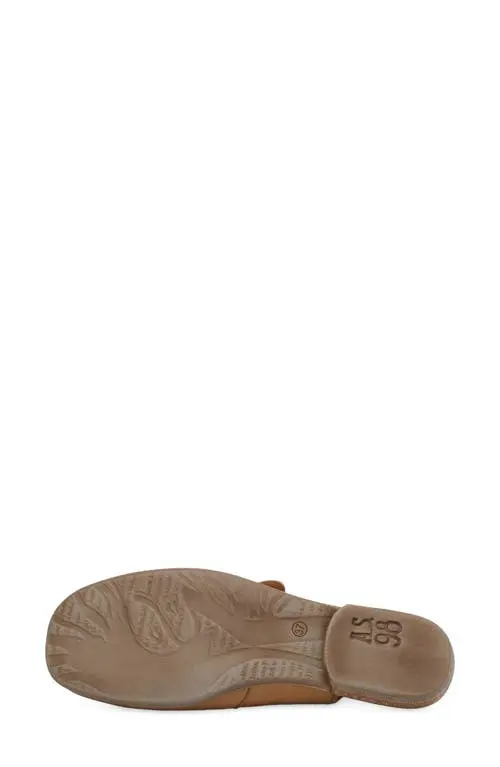 A.S.98 Zepplin Slingback Flat - Camel