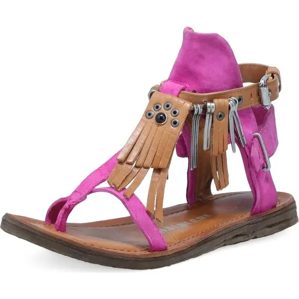 A.S.98 Raleigh Ankle Strap Sandal - Pink