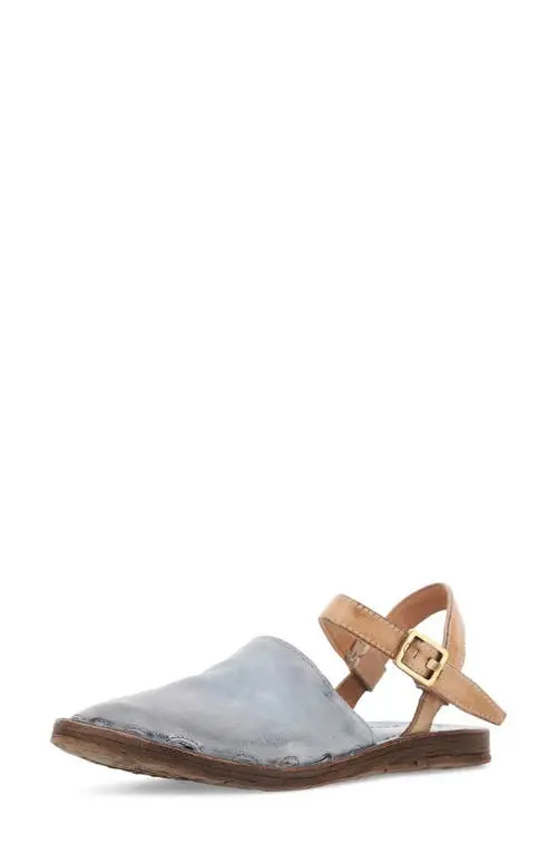 A.S.98 Rodrick Ankle Strap Flat - Sky