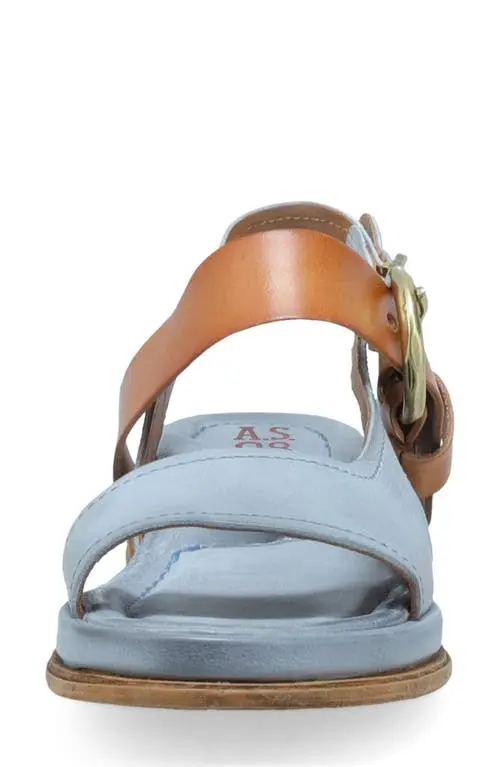 A.S.98 Seger Quarter Strap Sandal - Sky