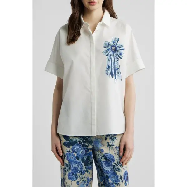 Kobi Halperin Bonnie Short Sleeve Button-up Shirt