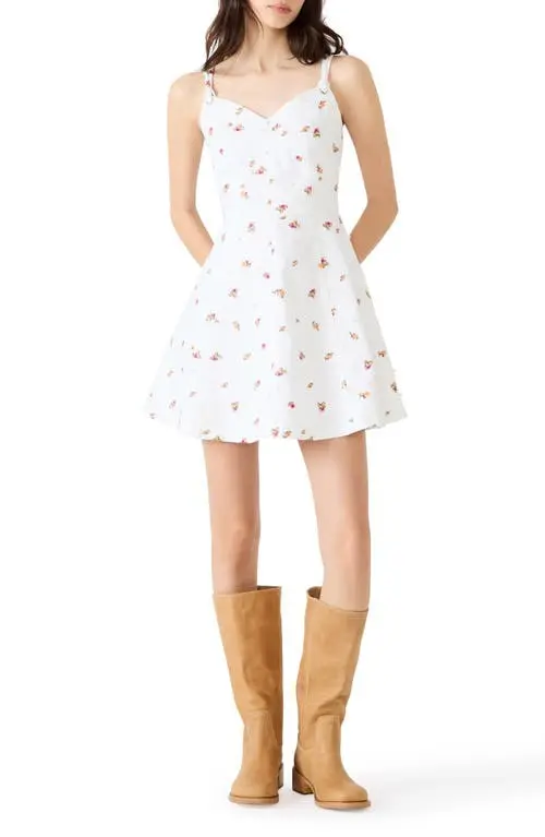 Steve Madden Harley Floral Fit & Flare Minidress