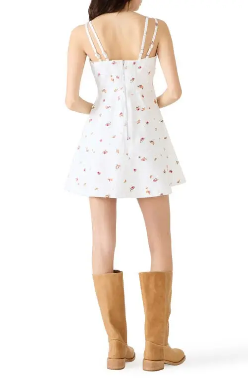 Steve Madden Harley Floral Fit & Flare Minidress