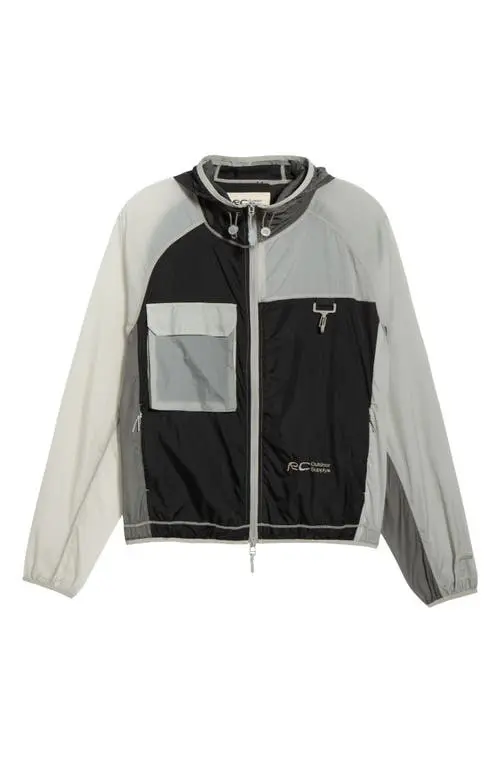 RC OUTDOOR SUPPLY Griffith Colorblock Running Jacket - Fog Gradient