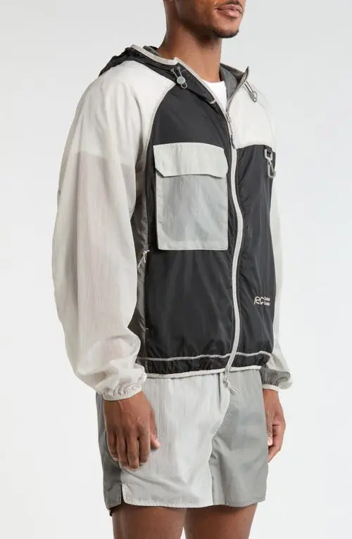 RC OUTDOOR SUPPLY Griffith Colorblock Running Jacket - Fog Gradient