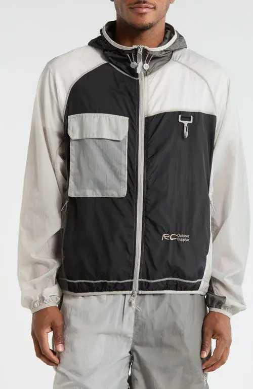 RC OUTDOOR SUPPLY Griffith Colorblock Running Jacket - Fog Gradient