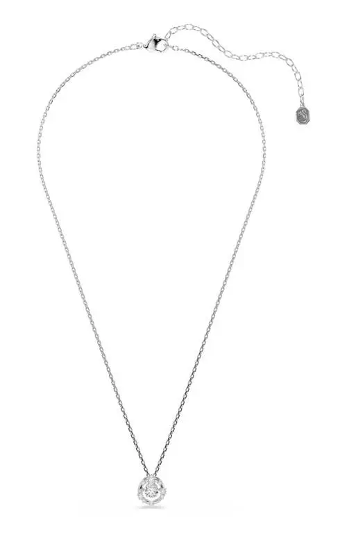 SWAROVSKI Constella Crystal Pendant Necklace - Silver/white