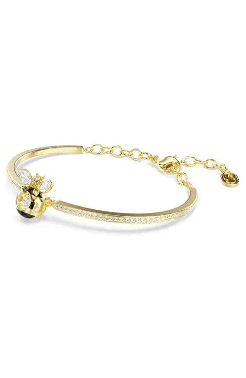 SWAROVSKI Idyllia Bee Charm Bangle Bracelet