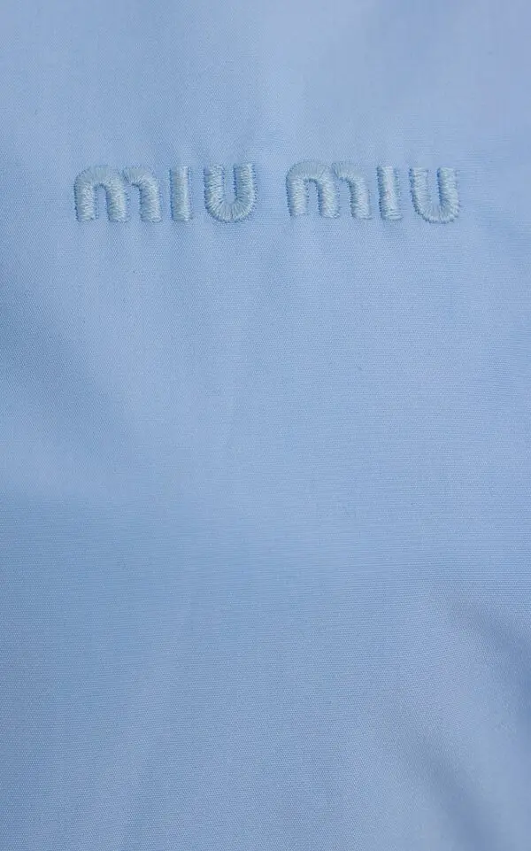 Miu Miu Cotton Poplin Top