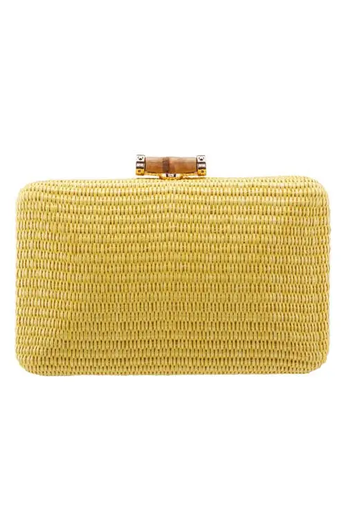 Nina Malia Frame Clutch - Maize