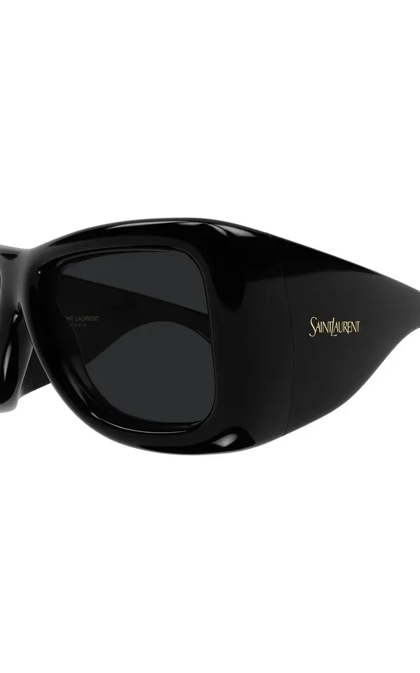 Saint Laurent Howl Mask-frame Sunglasses - Black
