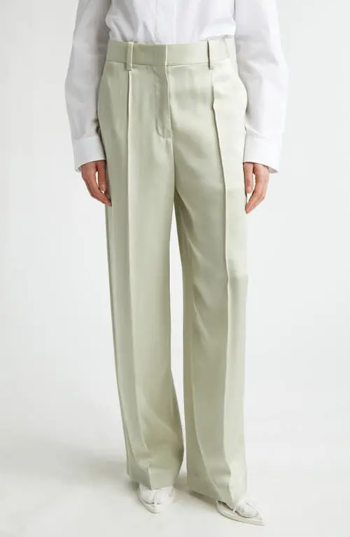 JIL SANDER Tailored Wide-leg Pants - Pastel Green