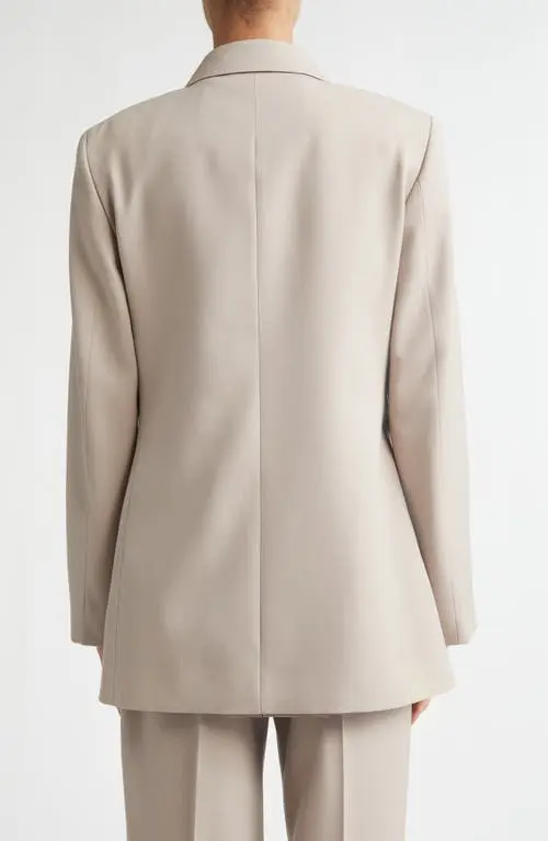 JIL SANDER Slim Double Breasted Wool Gabardine Blazer