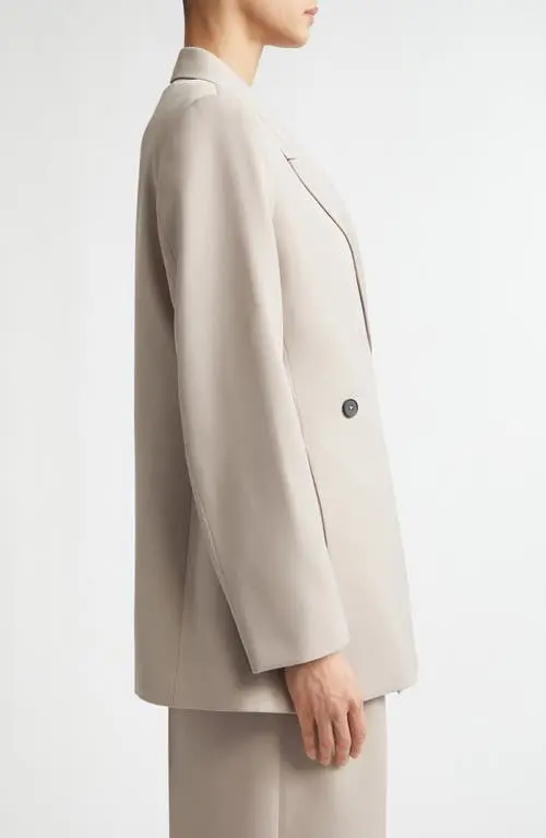 JIL SANDER Slim Double Breasted Wool Gabardine Blazer