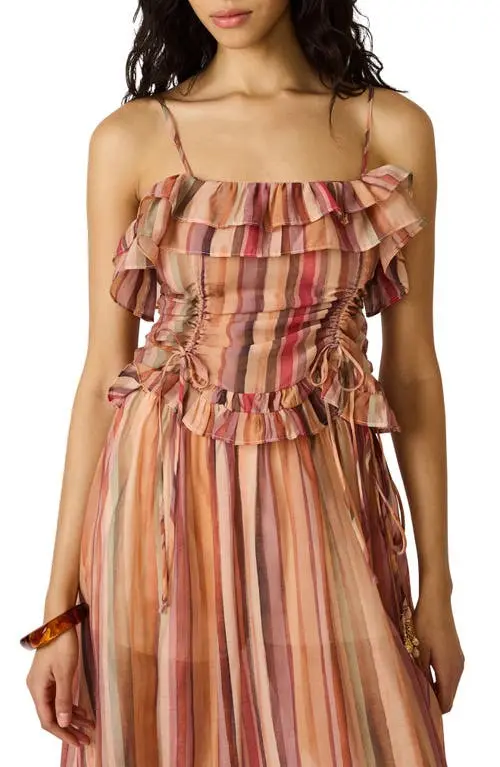 Steve Madden Shilloh Stripe Ruffle Camisole