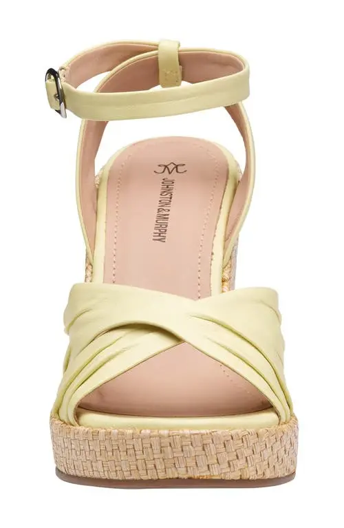 Johnston & Murphy Marcia Platform Wedge Sandal