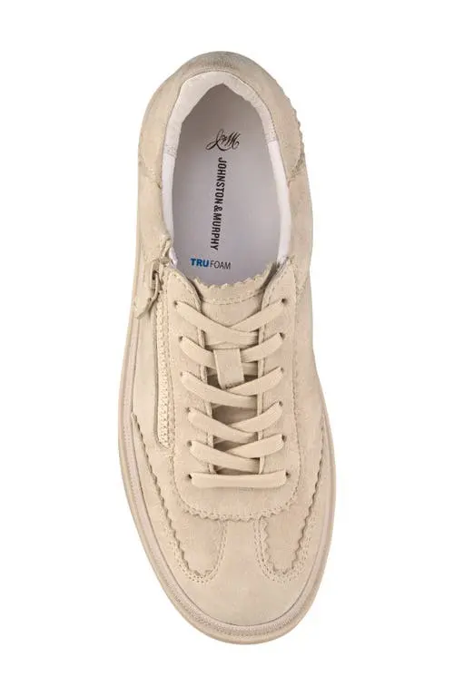 Johnston & Murphy Suede Sneakers With Zipper