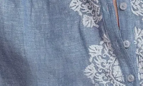 Boden Embroidered Cotton Top