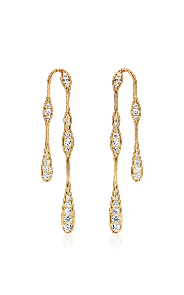 Fernando Jorge 18k Yellow Diamond Earrings - Gold