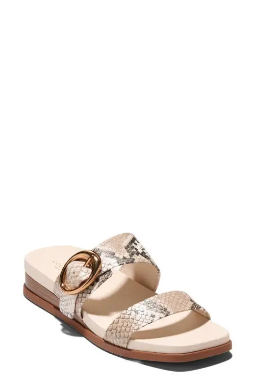Cole Haan Oaklynn Wedge Sandal - Mojave Snake Print Leather