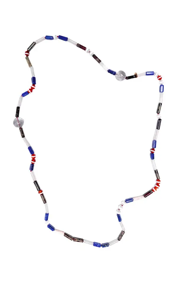 DON'T LET DISCO Lapis Long Necklace Sequence