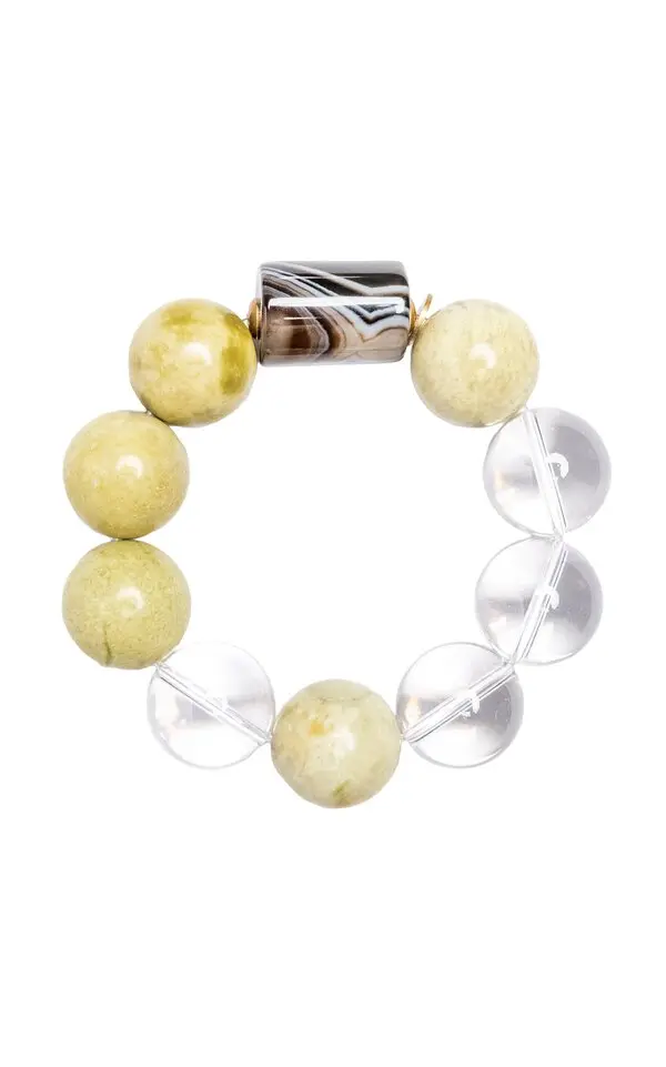 DON'T LET DISCO Rock Crystal Orbs Bracelet Sequence