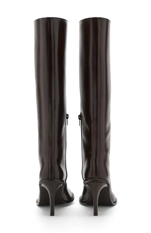 Mango Knee-high Leather Boots